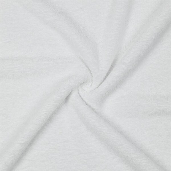 Frottee *Vera* - weiss - vonbrachttextiles - Hochwertiger Stoffgroßha