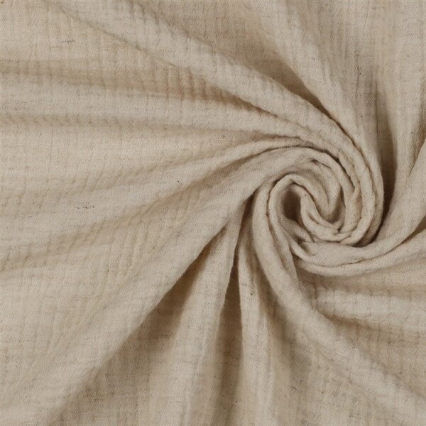 Muslin LINEN - natural - vonbrachttextiles - Premium Fabric Wholesale